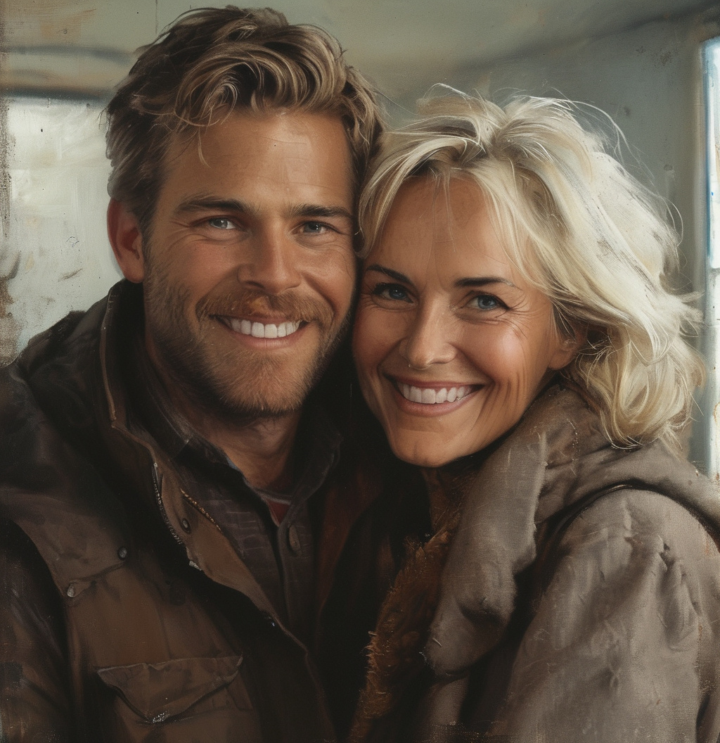 they was see him and smlile