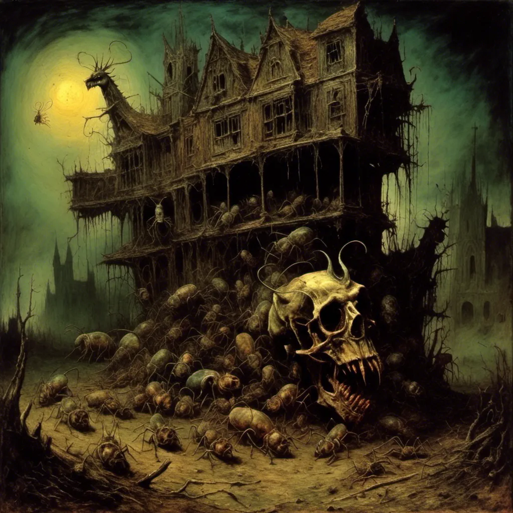 a surreal grotesque painting by james gurne... | OpenArt