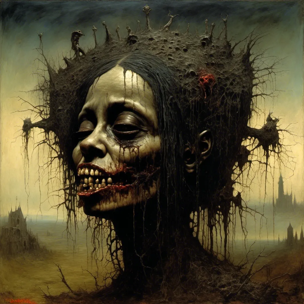 a surreal grotesque painting by james gurne... | OpenArt