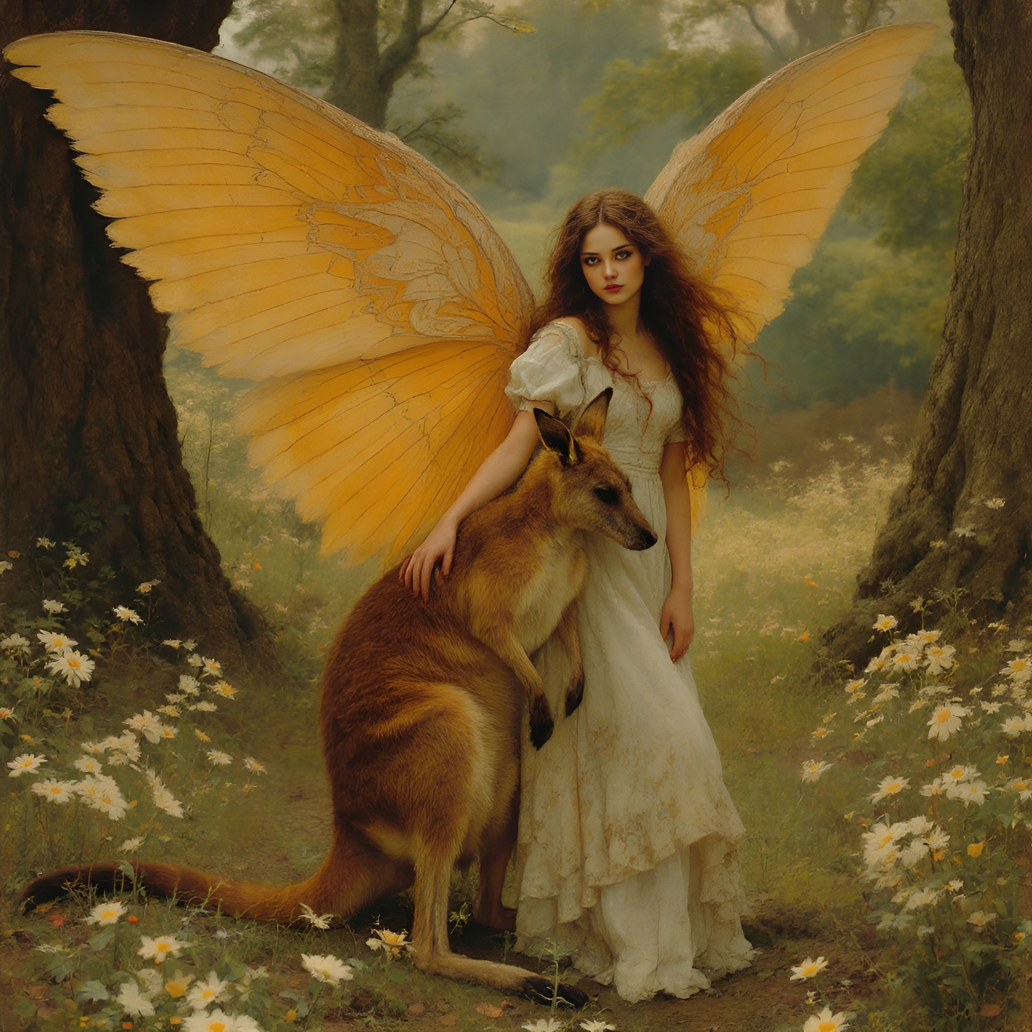 Imagine 18 year old fairy wings Alice in wonderland...