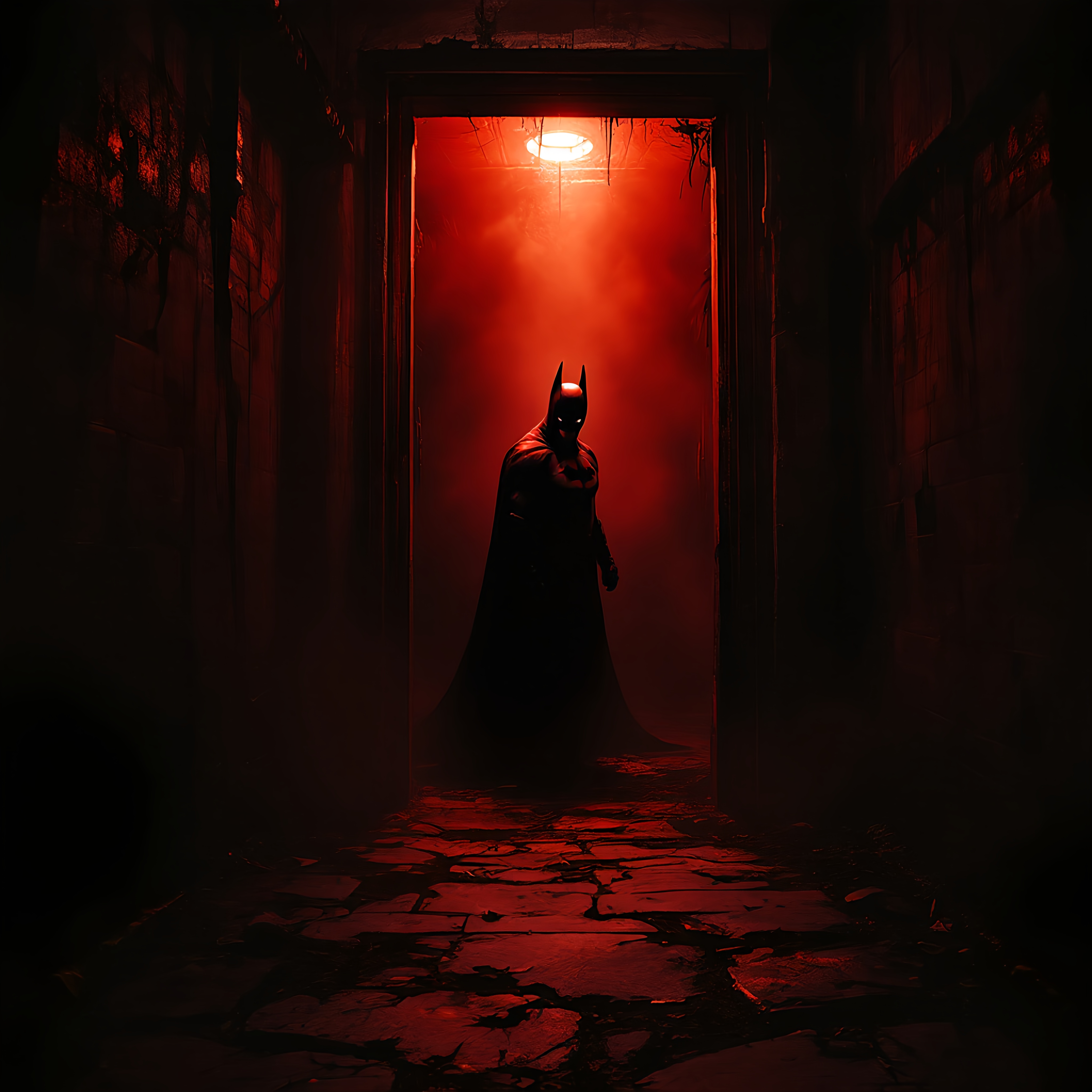 (Masterpiece), A vivid dark rendition of (Batman) em...