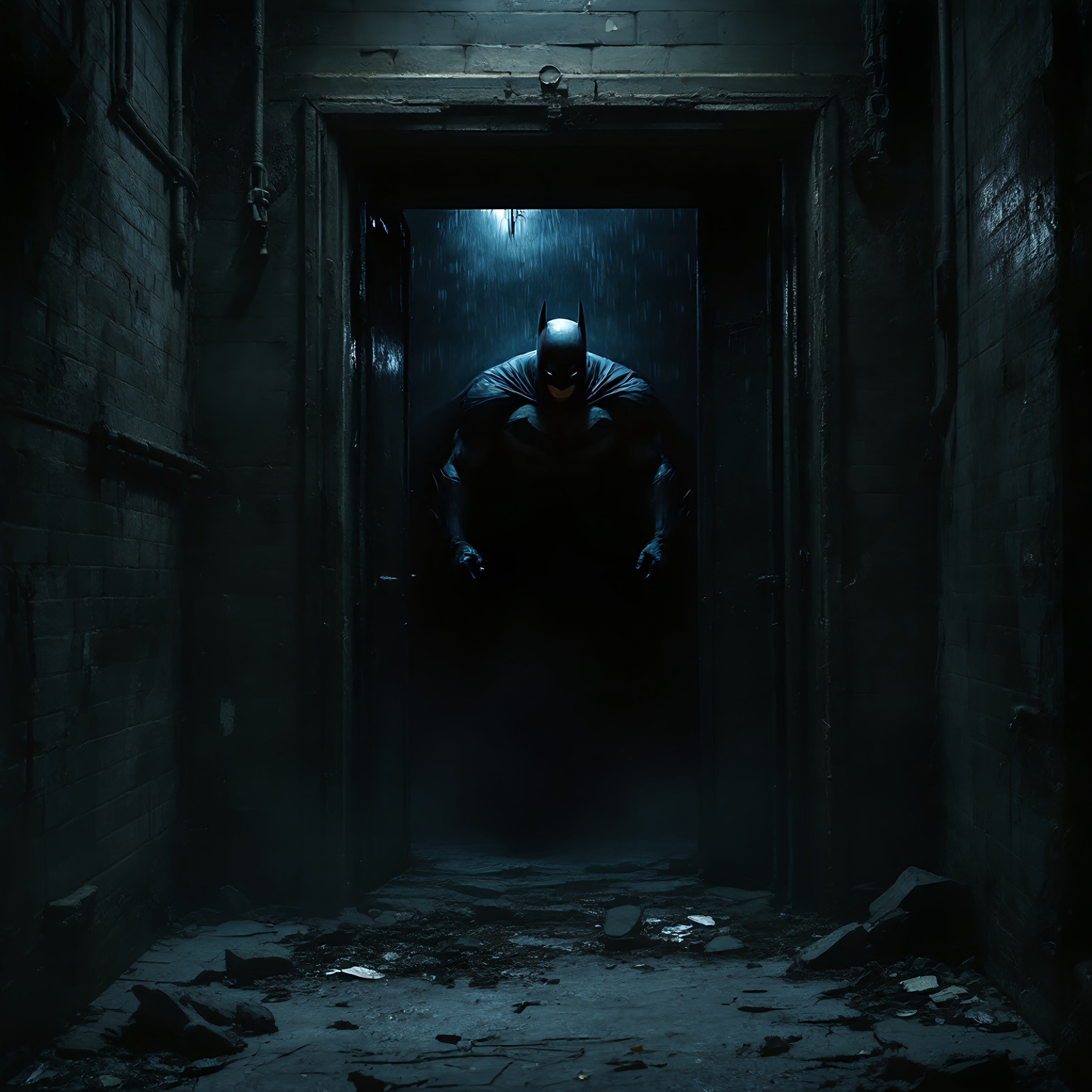 (Masterpiece), A vivid dark rendition of (Batman) em...