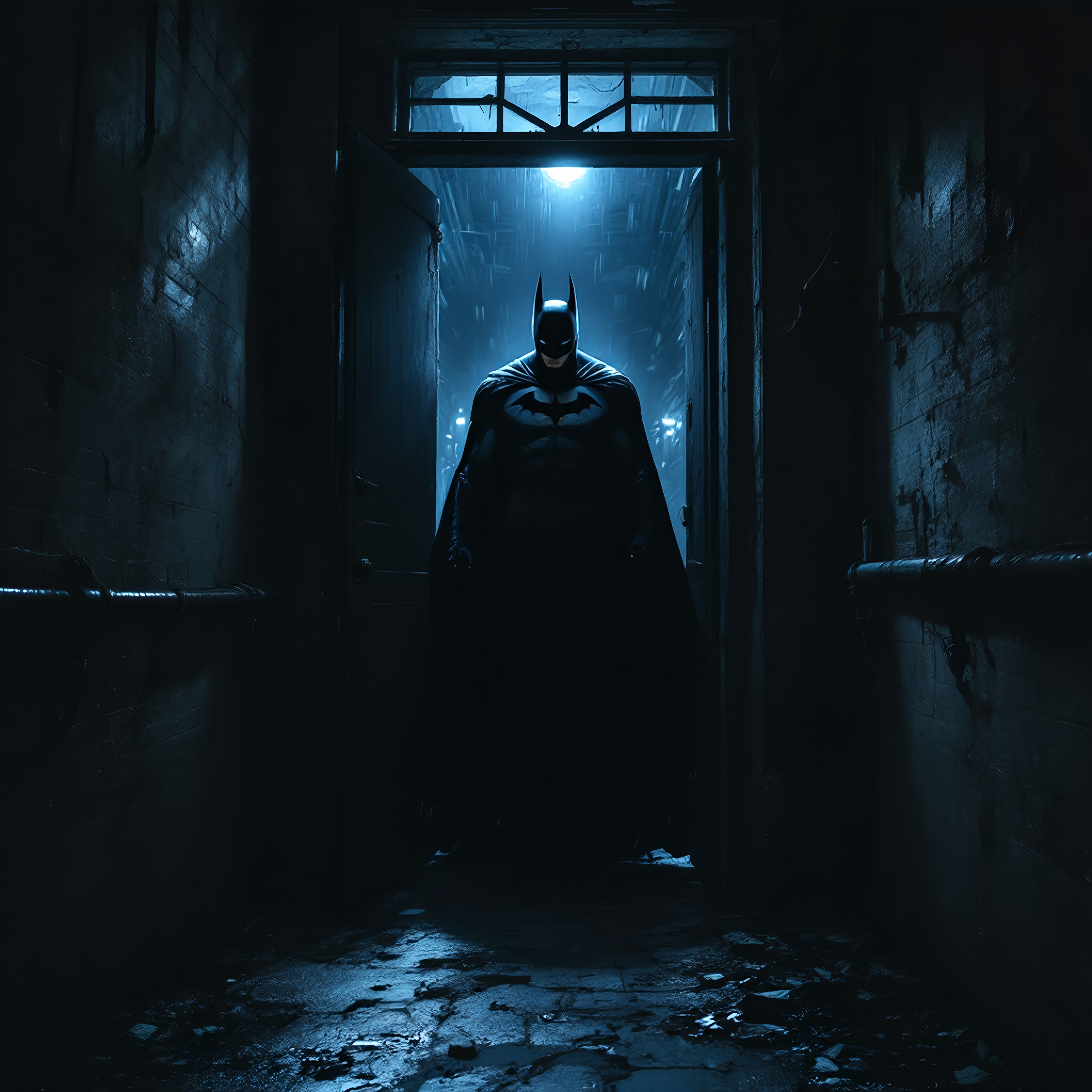 (Masterpiece), A vivid dark rendition of (Batman) em...