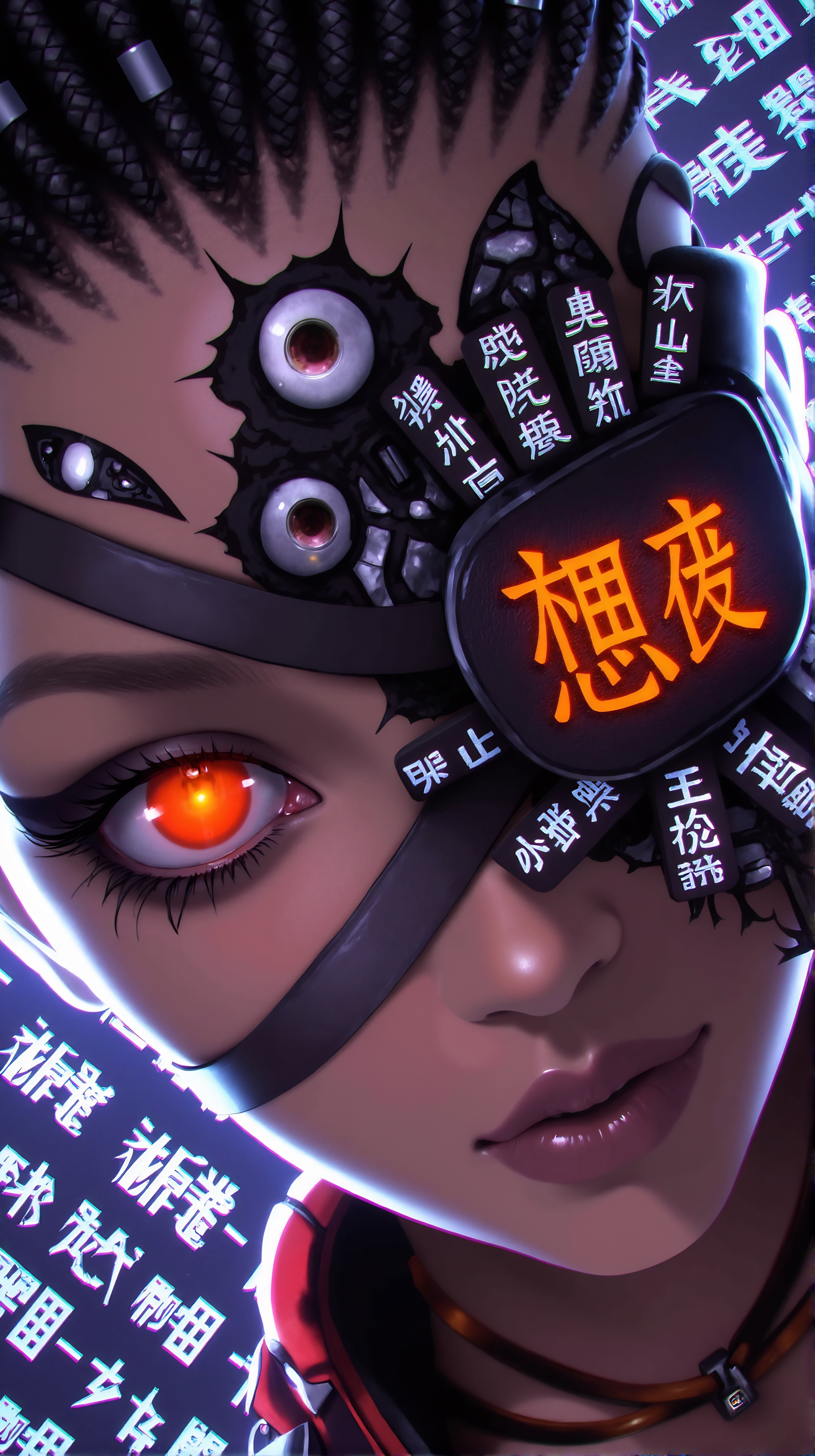 Cyberpunk portrait, photo-realistic characters, high...