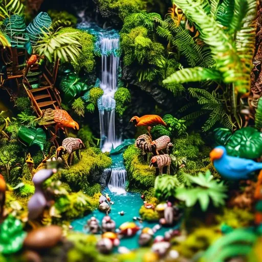 Waterfall Diorama