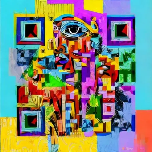 masterpiece, art in picasso style