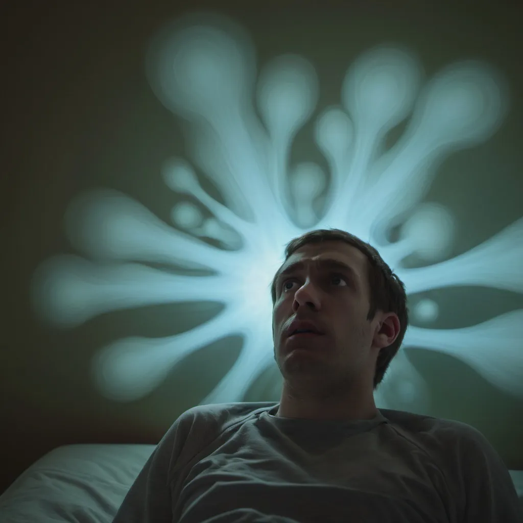 person having hallucinations