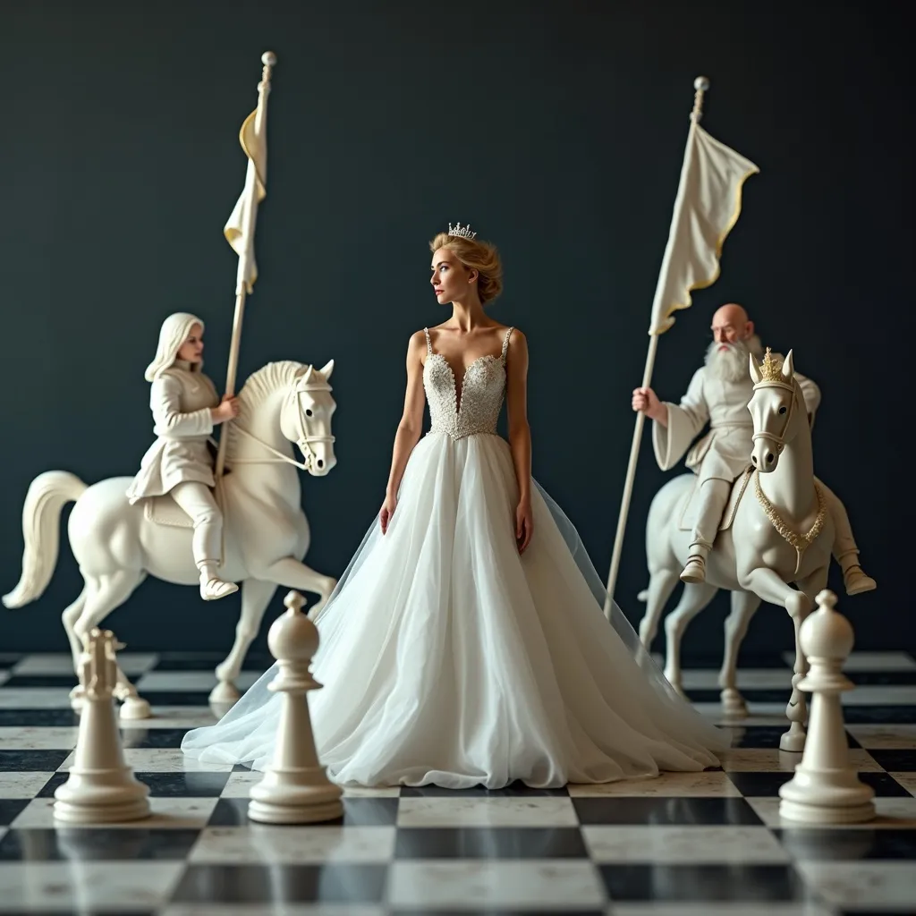 Professional cinematic photo of a chessboard, chess...