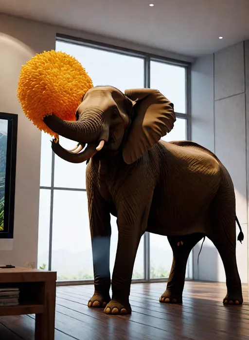 the amazing elephant in the room feels like metaphor...