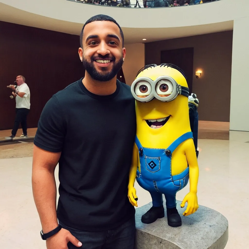 drake with a minion