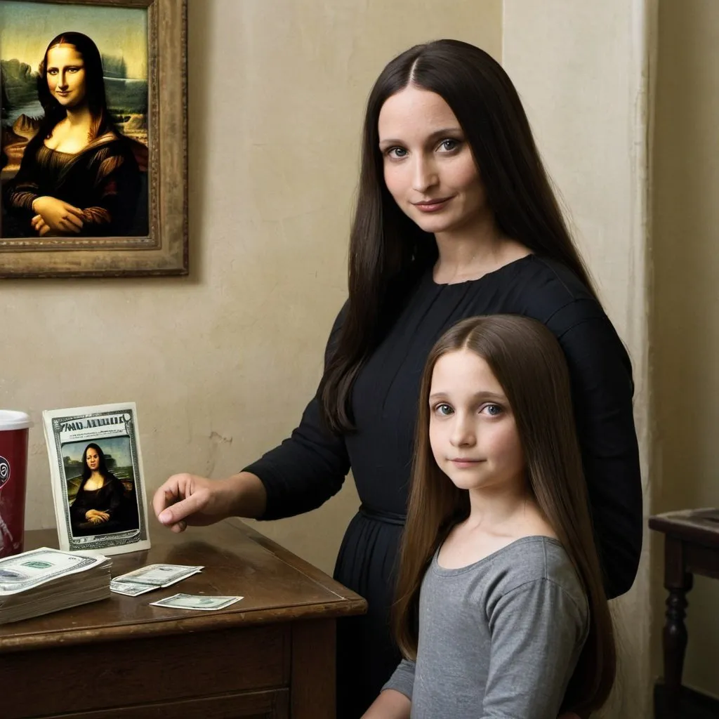 Mona Lisa sells her hair for money to help Marmee, w...