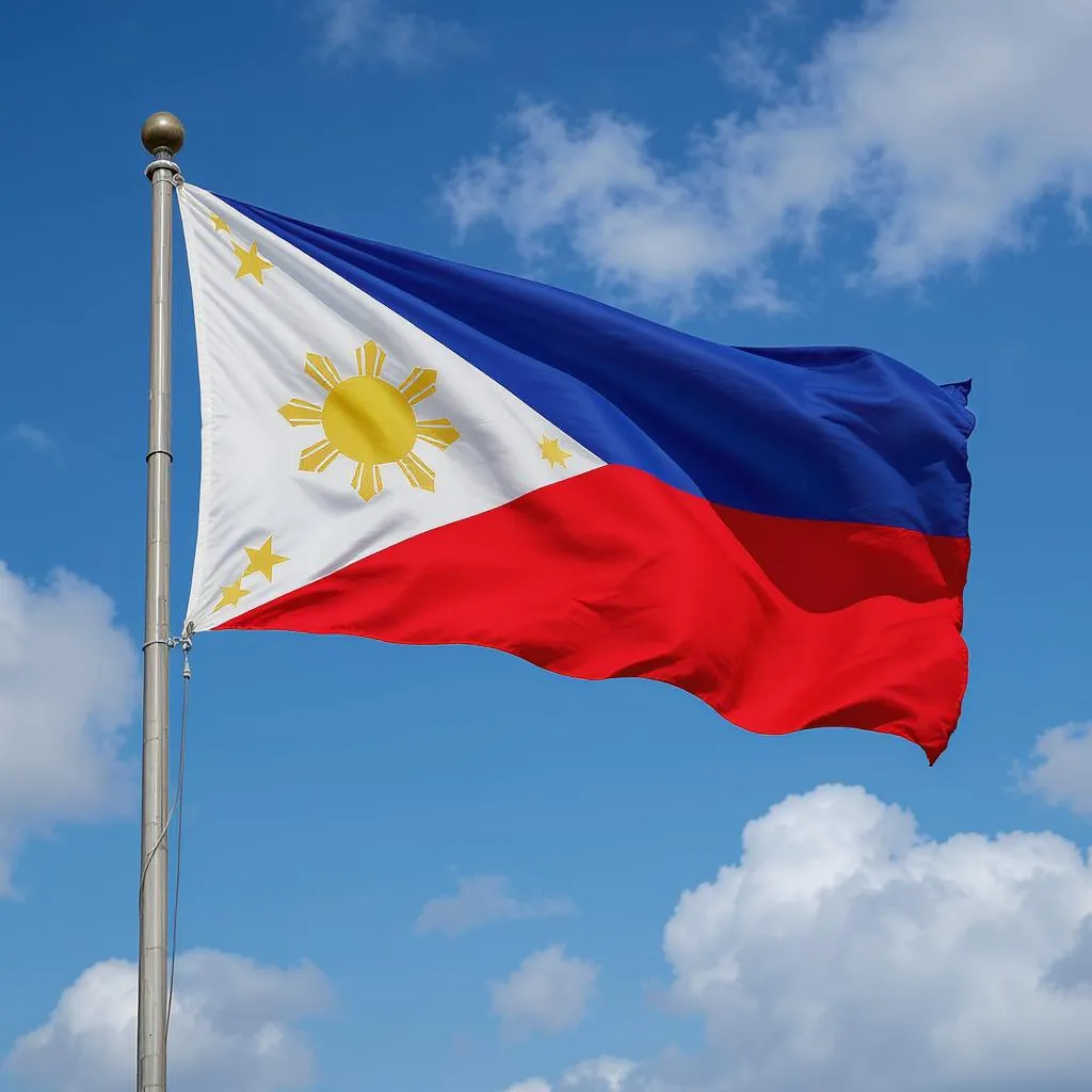 A Flag Rasing for Philippine Independence