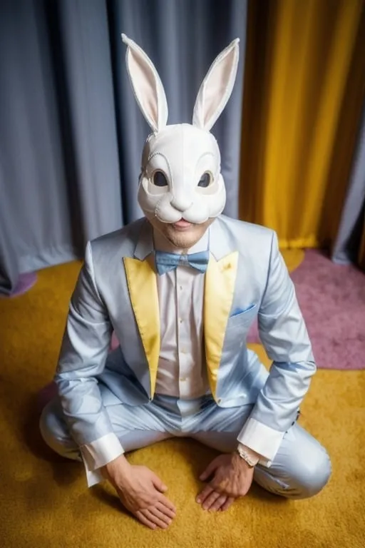 a bunny rabit wearing a salesforce hoodie does the h...