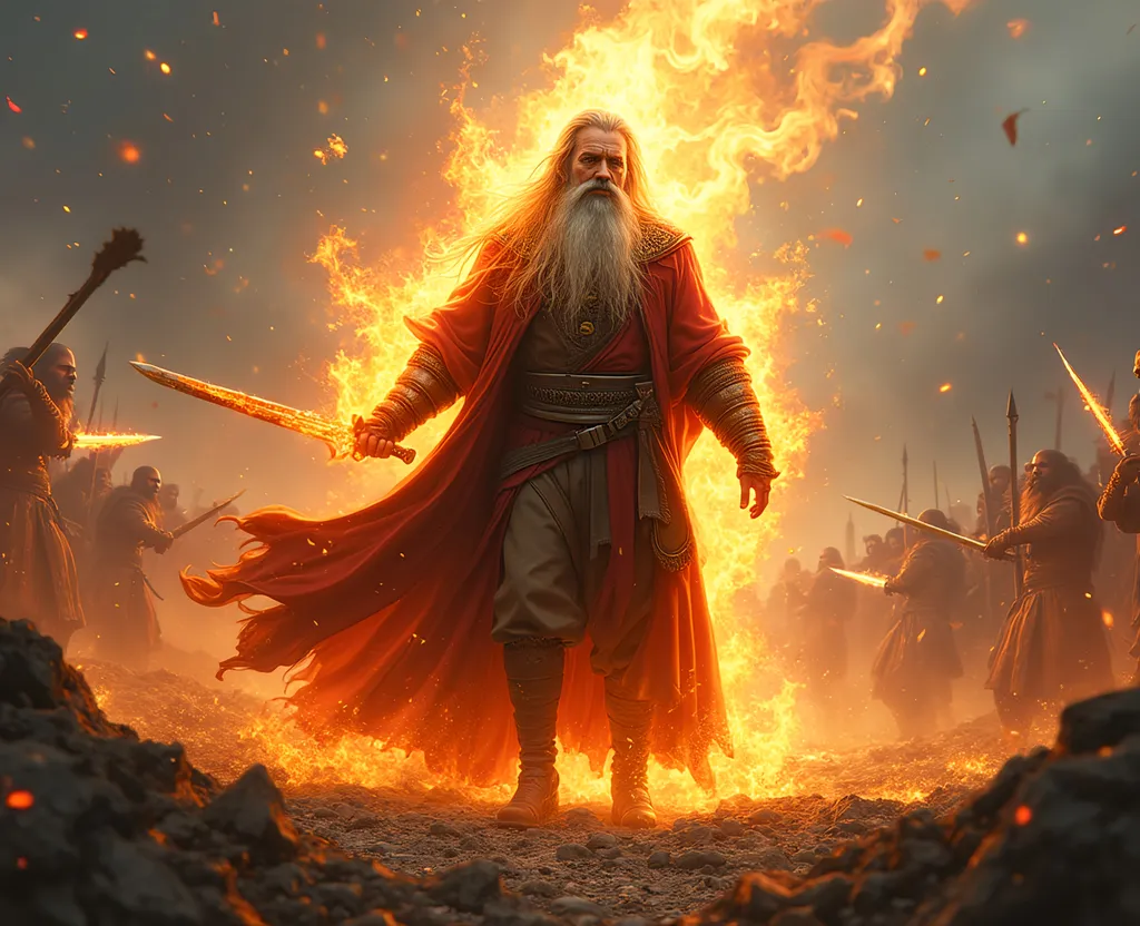 Create a highly detailed concept art illustration of...