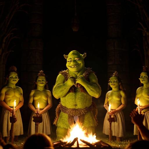 Shrek joins a cult 12 tribes cult dance circle indoc...