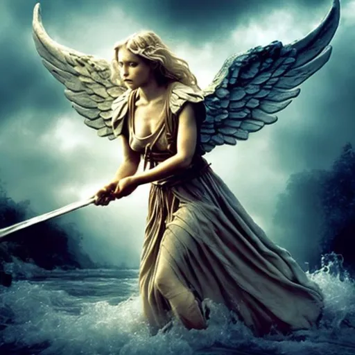 River angels go to war against gods people | OpenArt