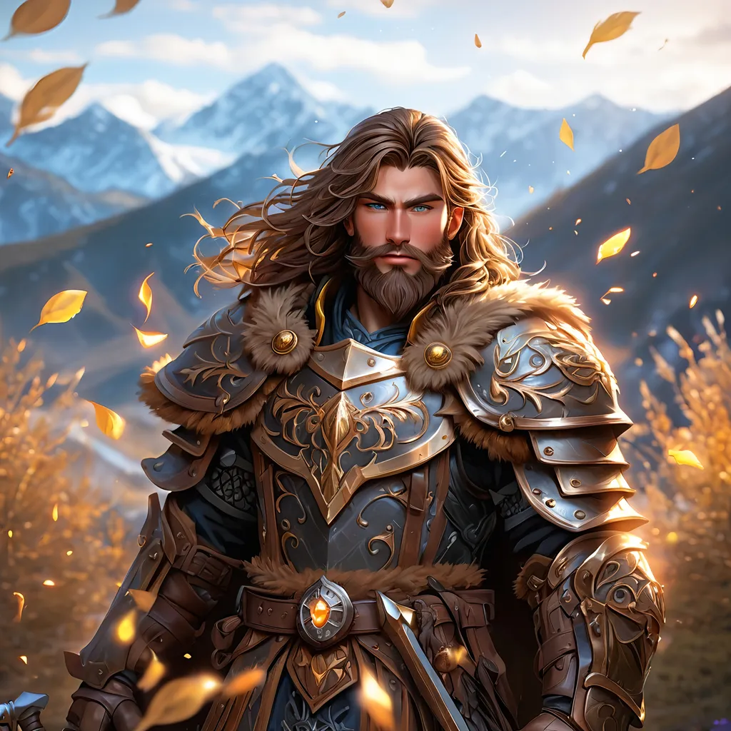 Full body, ink painting, fantasy, Dwarf ((Male)), sh...