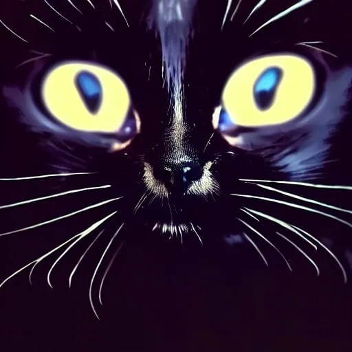scream painting as a cat