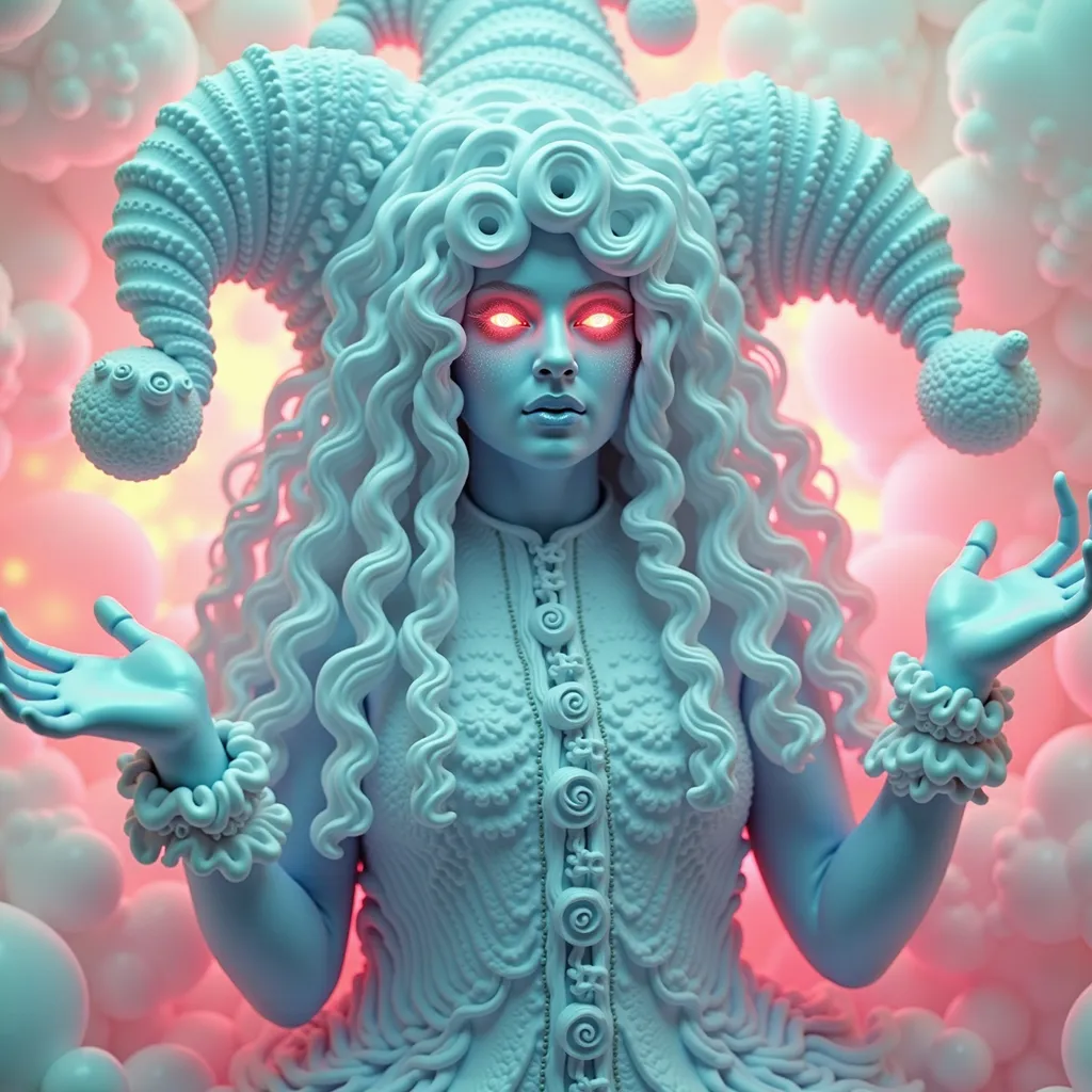 A super hyperrealistic yet also illustrative and cre...