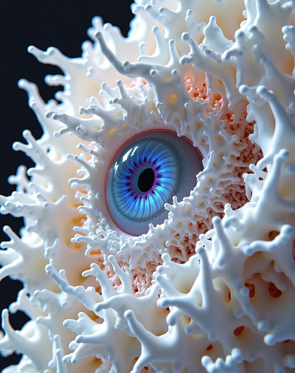 This **“flesh mandala”** is a hyperreal masterpiece...