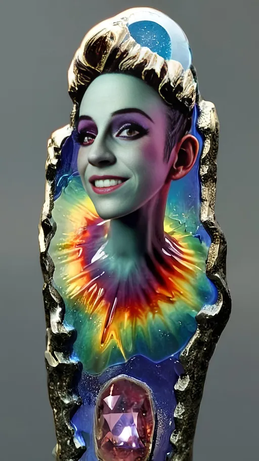 an apple with Michael Jackson's face