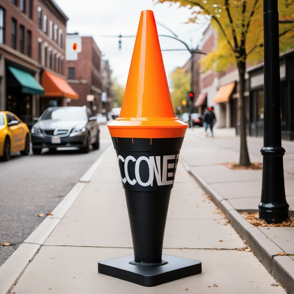 Talking street cone