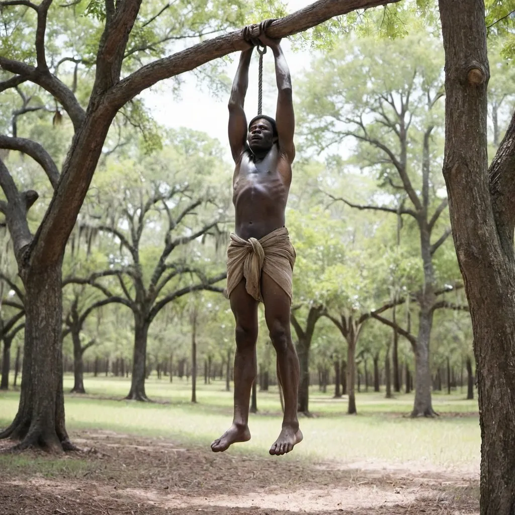 Slave hanging in the deep south