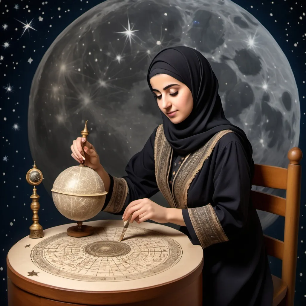 a beautiful artistic syrian scientist named Al-'Ijl...