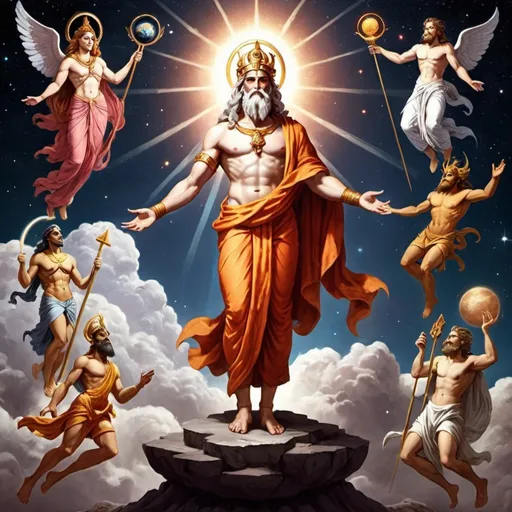 God creating angel survival in hellish planescape, o...