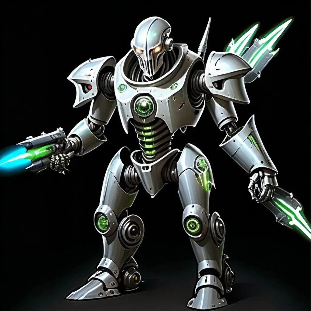 Sci-fi Knight robot