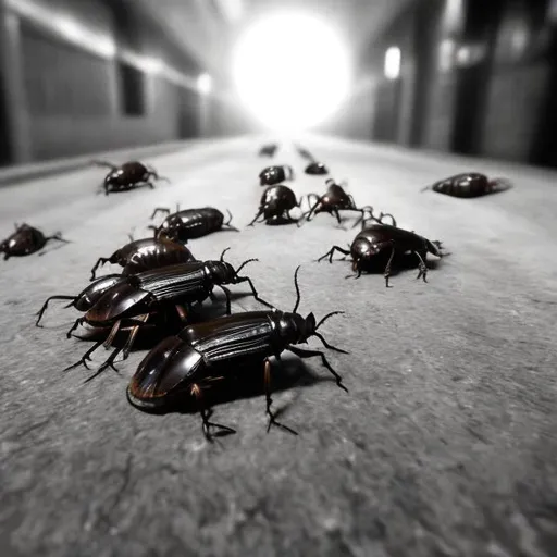 Bugs Fighting with fire | OpenArt