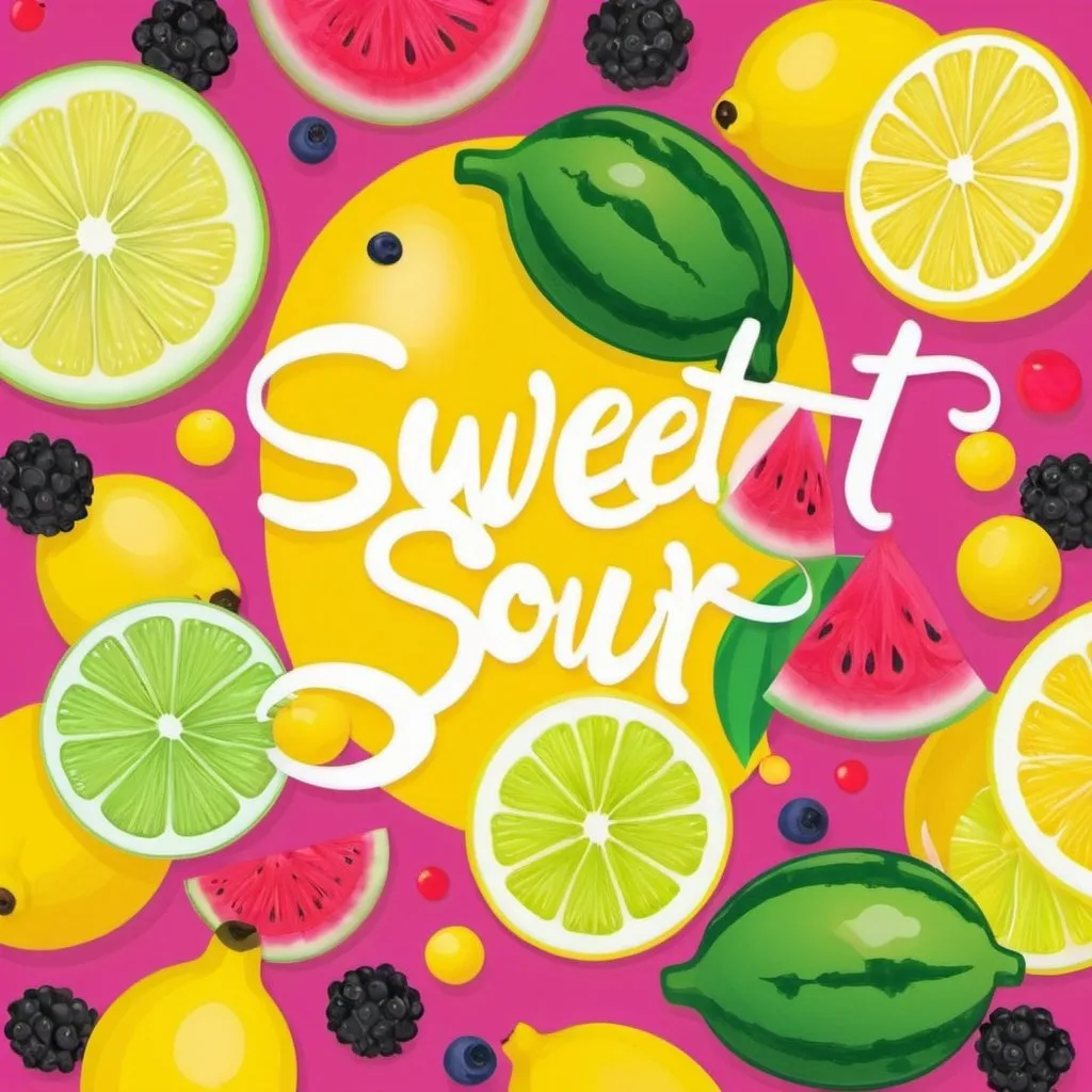 "Sweet and Sour" Theme: Contrasting fruits with swee...
