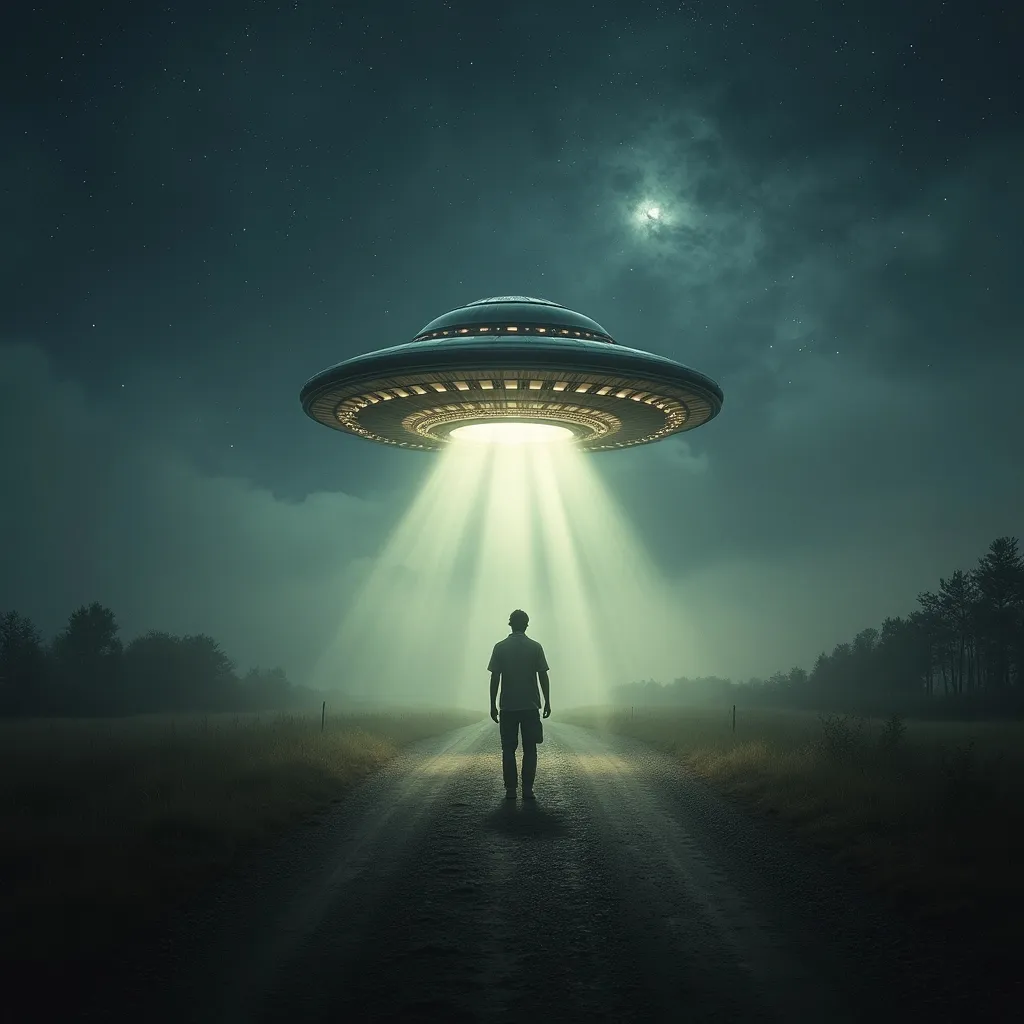 make a photo of an UFO?