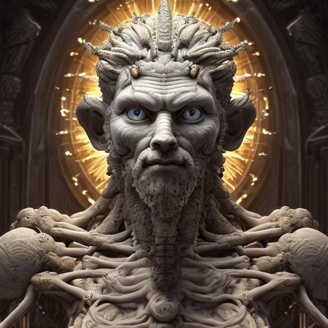 GOD in humanoid form, 26k resolution, extreme details