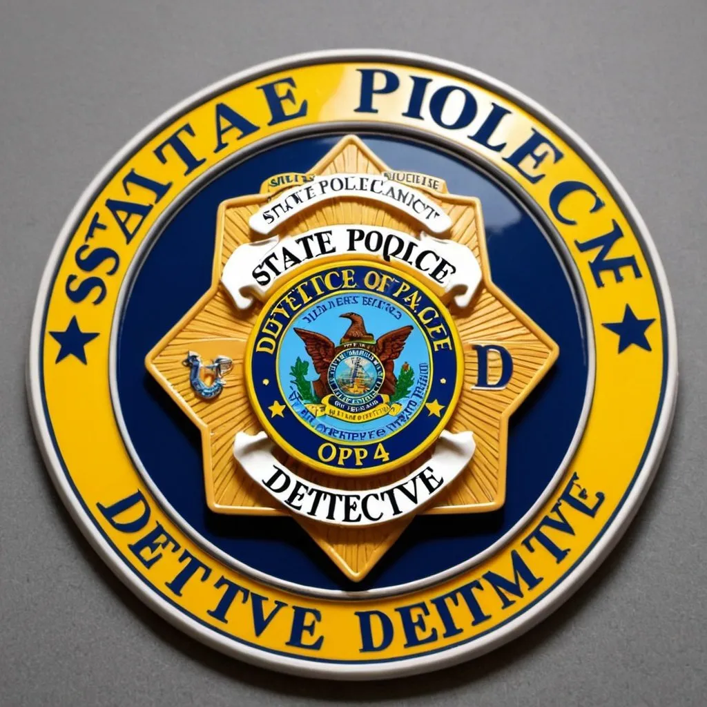 state police department detective logo