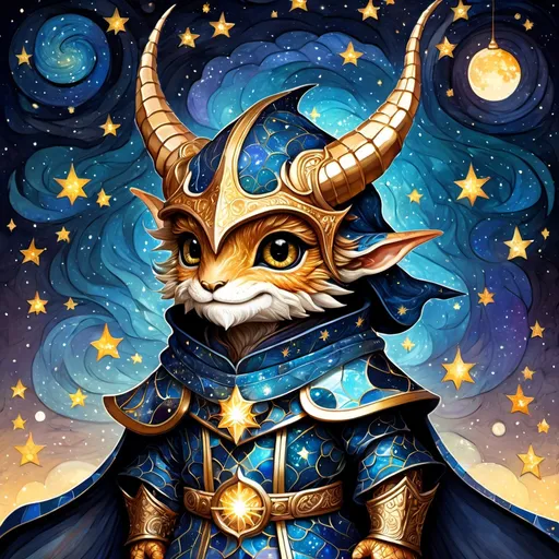 an adorable chibi dragonborn wizard, dark starry nig... | OpenArt