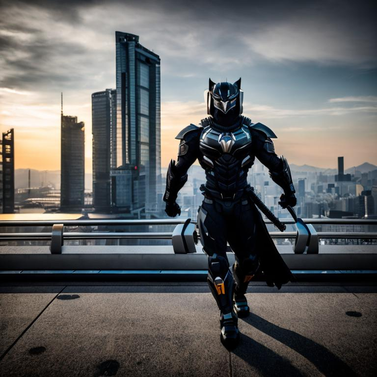 action pose, Ronin Samurai [Transformer's Megatron:B...