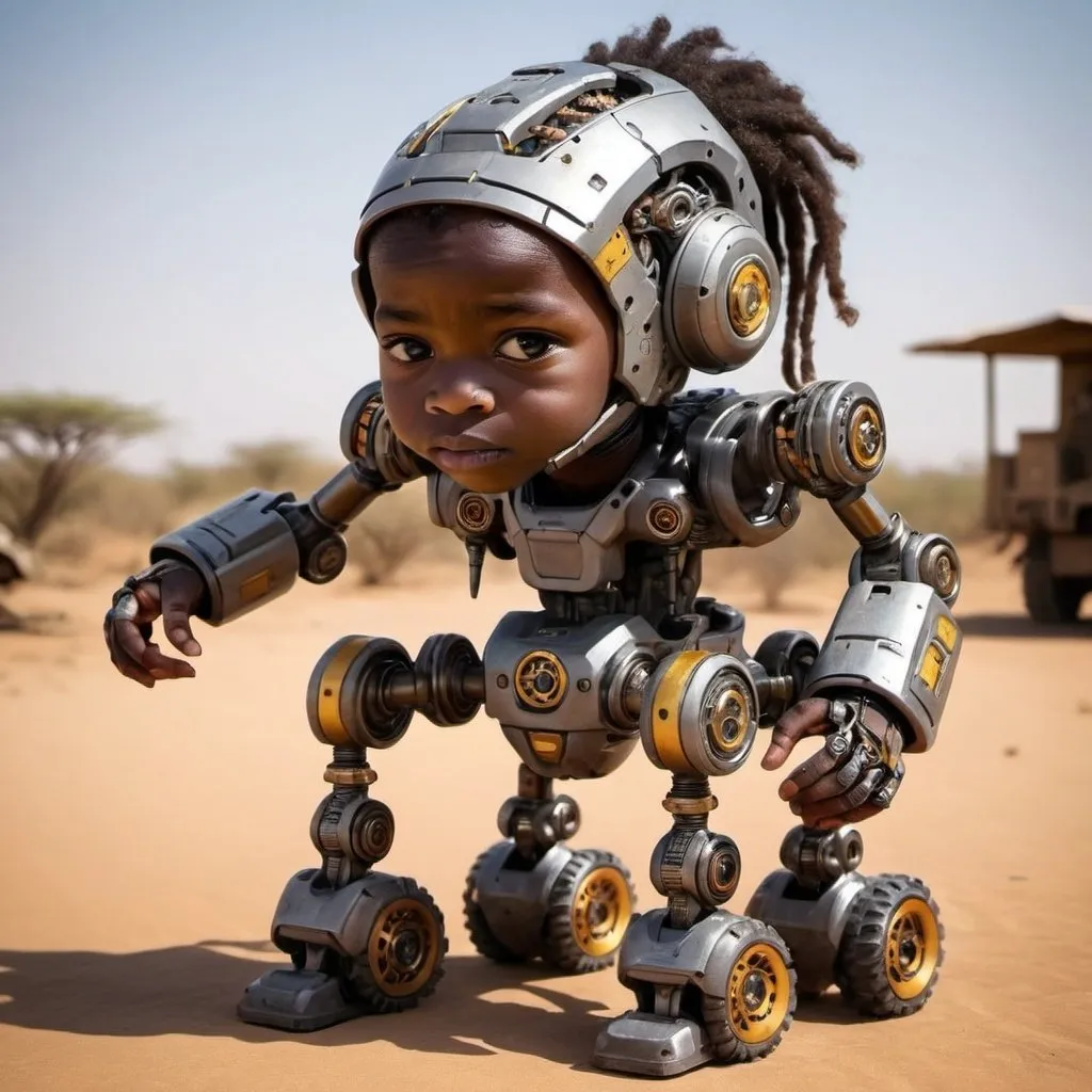 small african kid mech