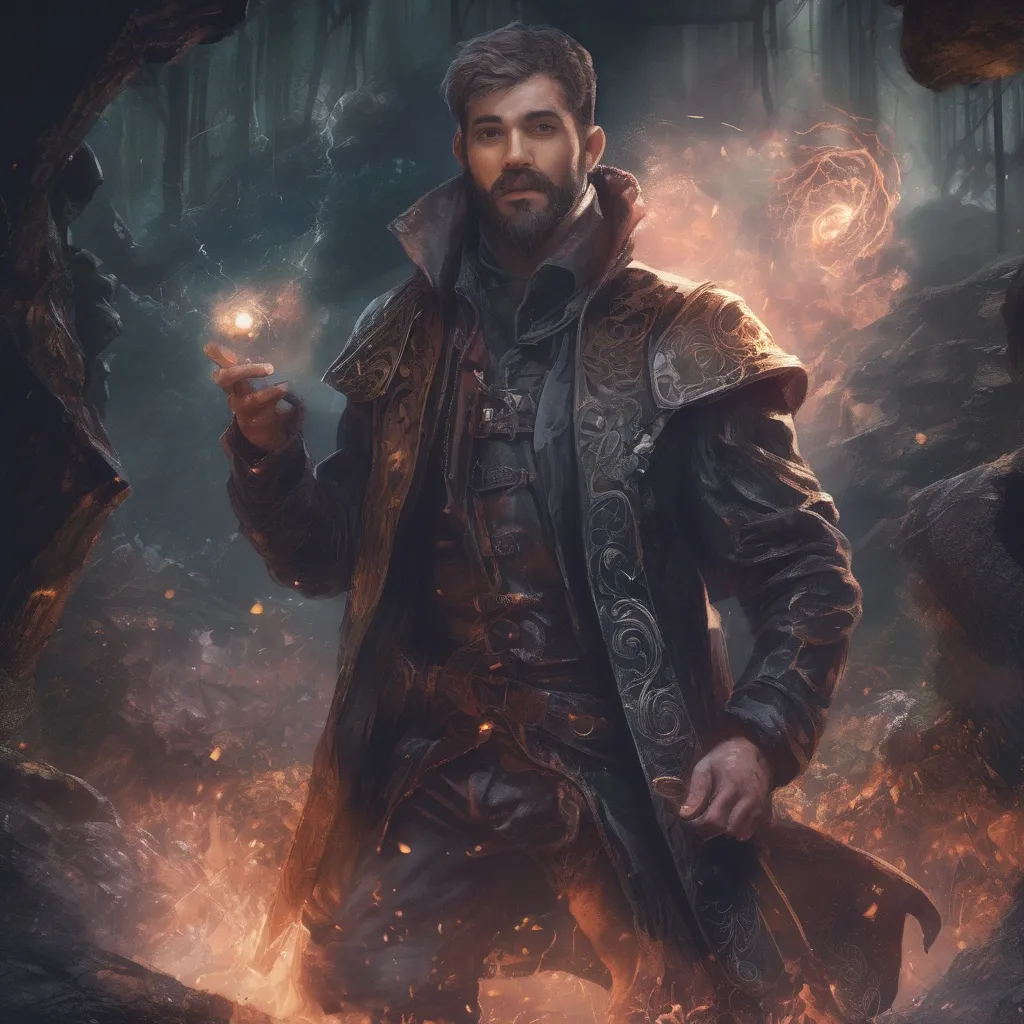 (Full body) male young transmuter with short hair an...