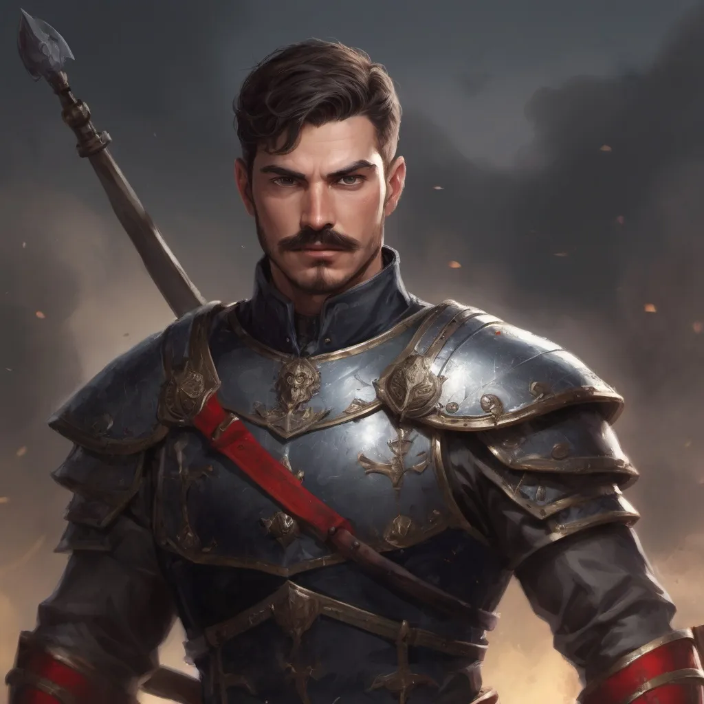 (Full body) male stocky masculine manly hunky royal...