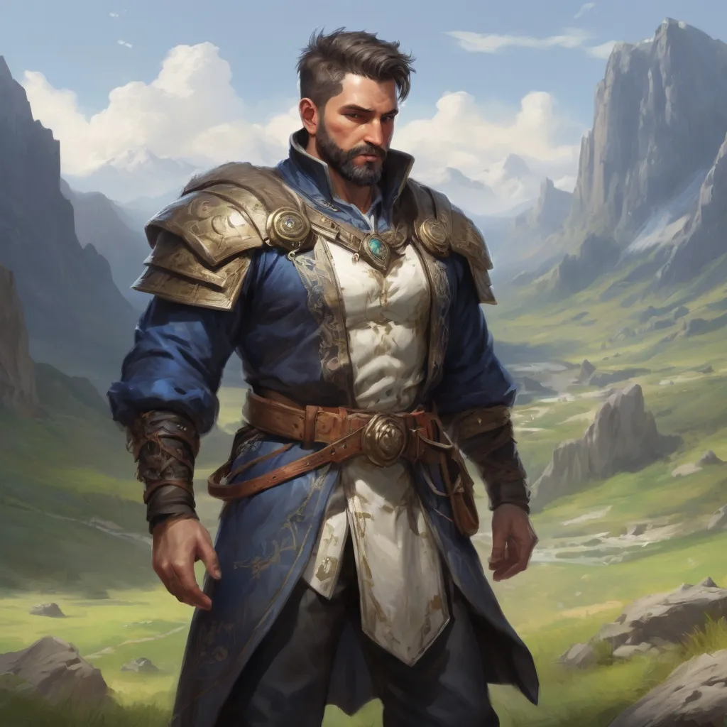 male stocky heavy-set royal argentinian transmuter-m...