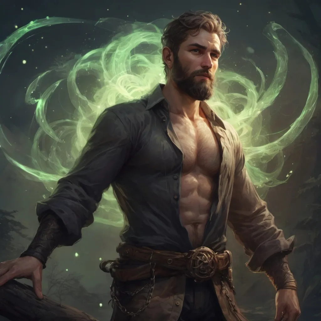 male stocky heavy-set Moldovian transmuter with shor...