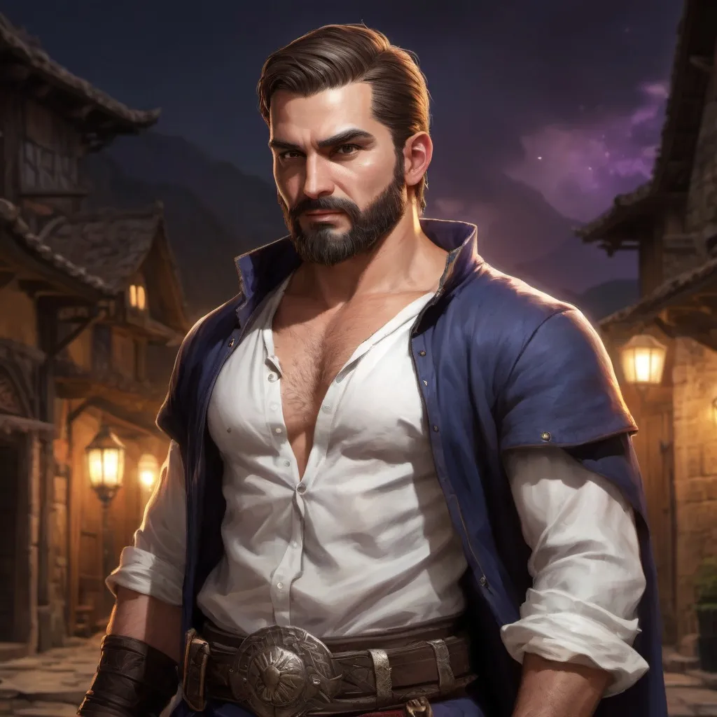 male stocky heavy-set royal turkish transmuter-magus...