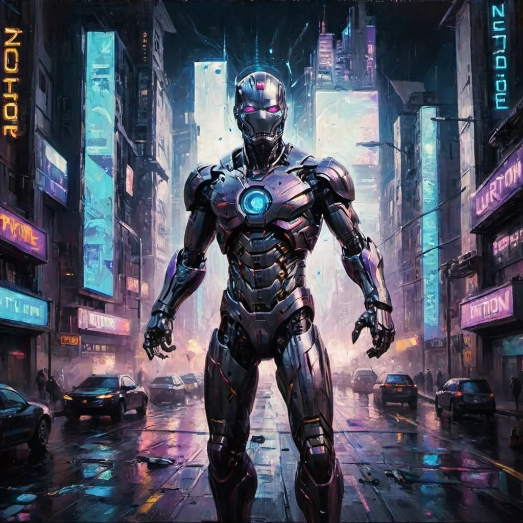 A YouTube pfp with ultron hologram/floating text 'ED...