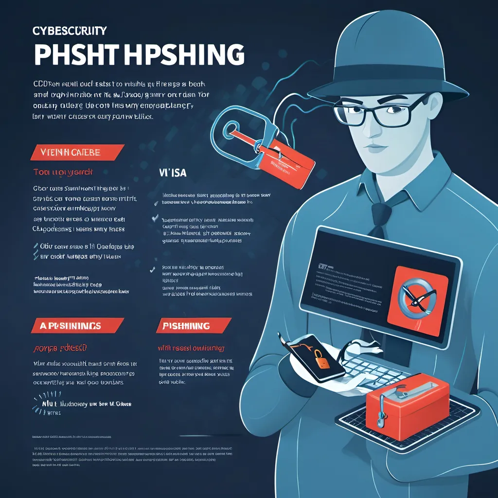 cybersecurity awareness poster on phishing