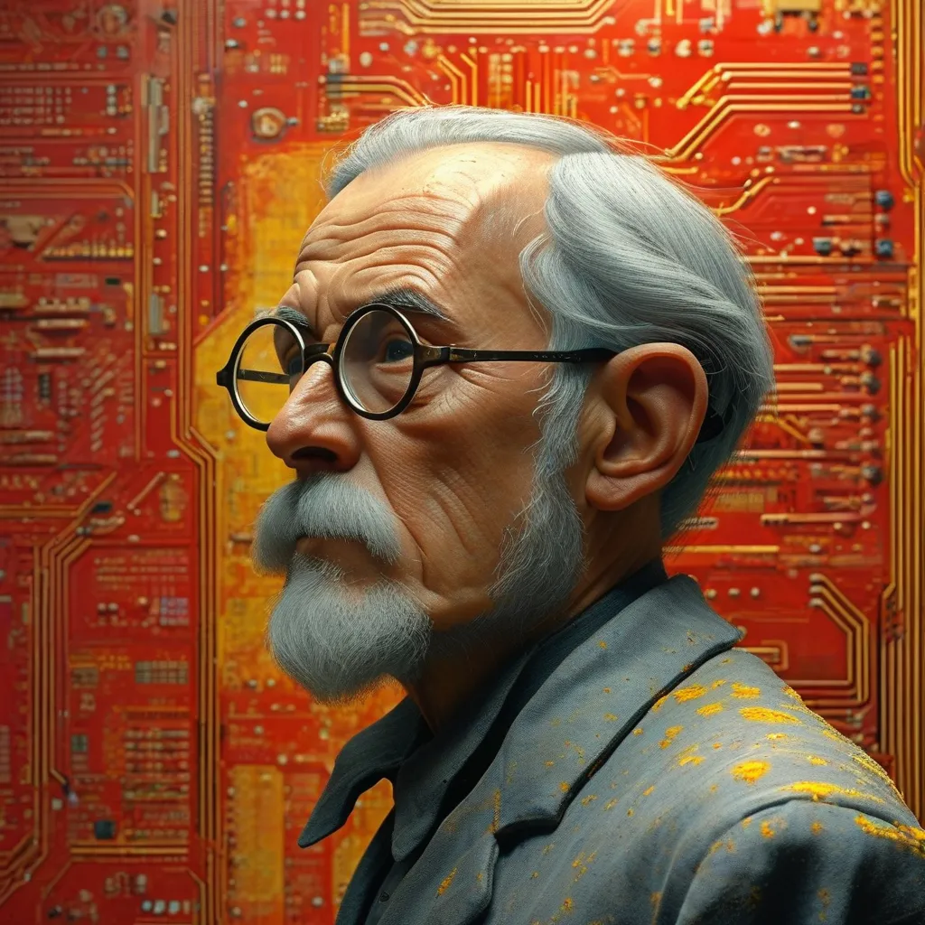 "mysterious George Orwell 1984 background, hard dri...