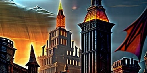 Valyria, capital city of a great empire. The dragonl...