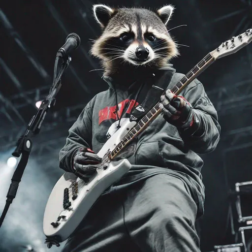 cat thrashing at death metal music | OpenArt