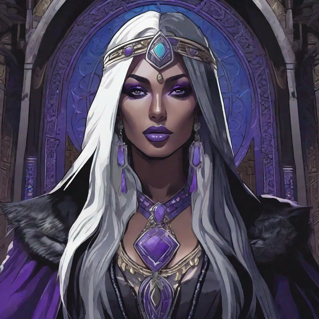 comic art, 2d, illustration, a Paris Hilton drow pri... | OpenArt