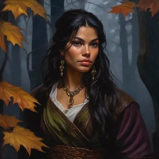 A D&D 2e style character portrait, oil painting, a... | OpenArt